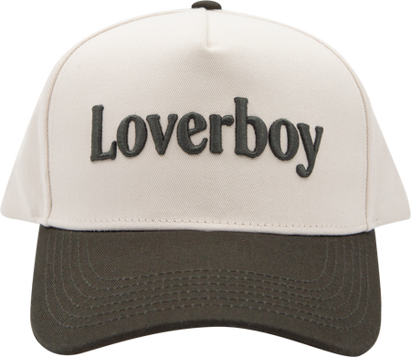 Loverboy Classic Hat - Cream/Olive Green – Loverboy Inc.
